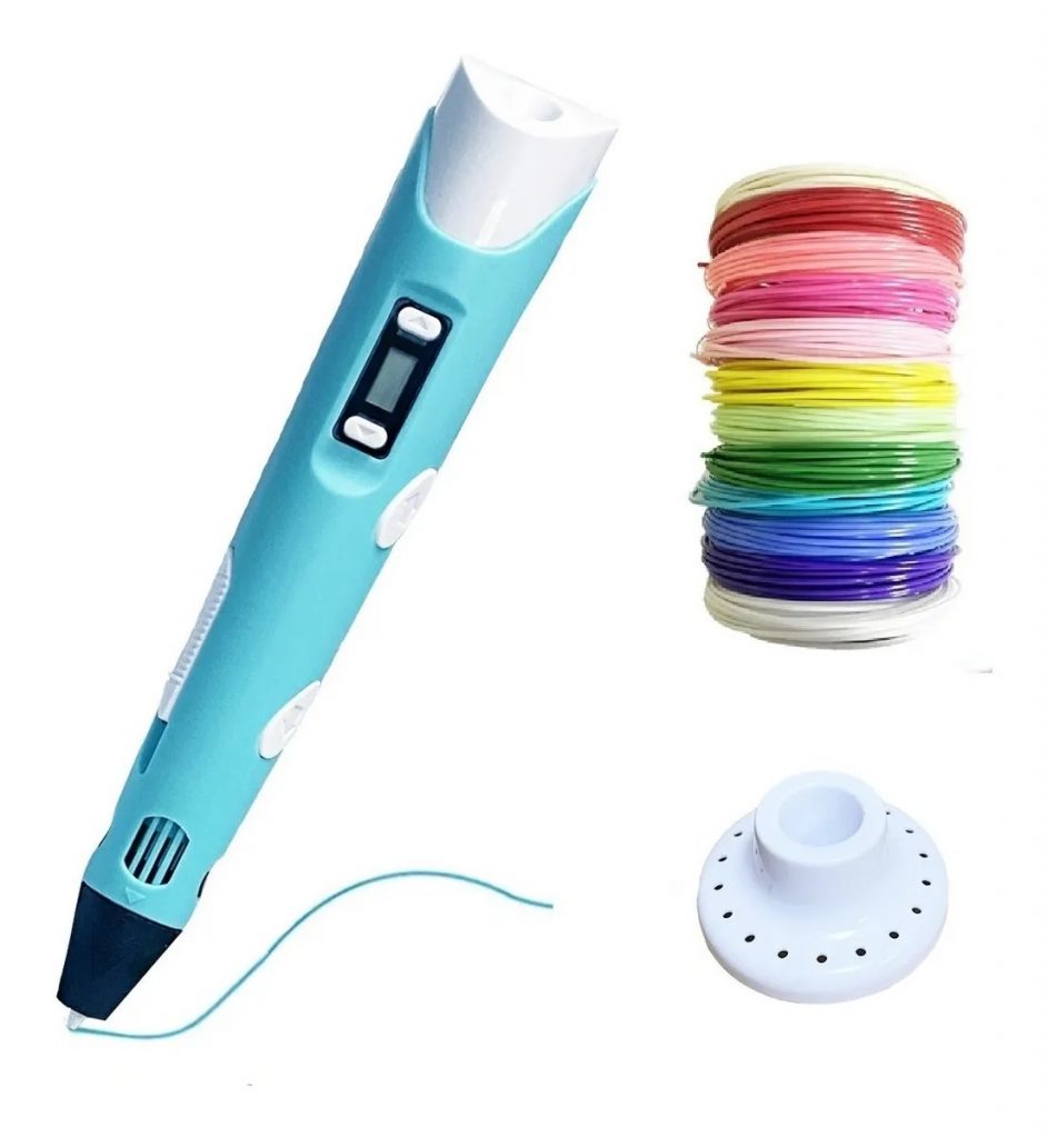 Lápiz 3d Pen Bolígrafo Impresión Dibujo 3d Con 3 Filamentos - Soluciones Mecatrónicas y ...