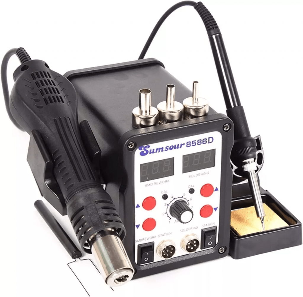 Estacion de Soldadura SMD 8586D - Soluciones Mecatrónicas y Servicios SAS