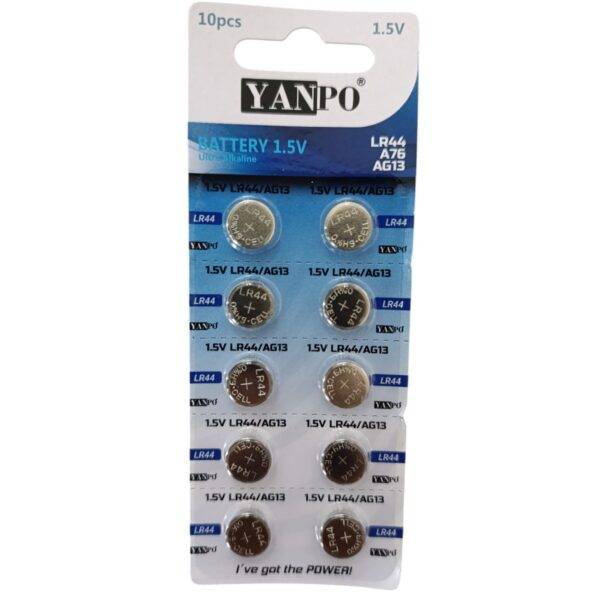 Pilas LR44 A613 1.5v - Soluciones Mecatrónicas y Servicios SAS